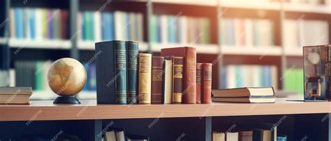 Premium Photo School Books On Desk Education Concept