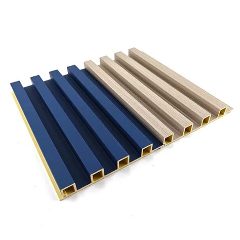 Luxury Wood Grain Soundproofing Wall Cladding Indoor Inverted Wpc