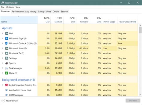 Monitor App Power Usage In Windows Task Manager