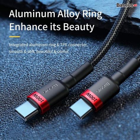 Baseus Cafule PD2 0 100W Flash Charging USB For Type C Cable 20V 5A