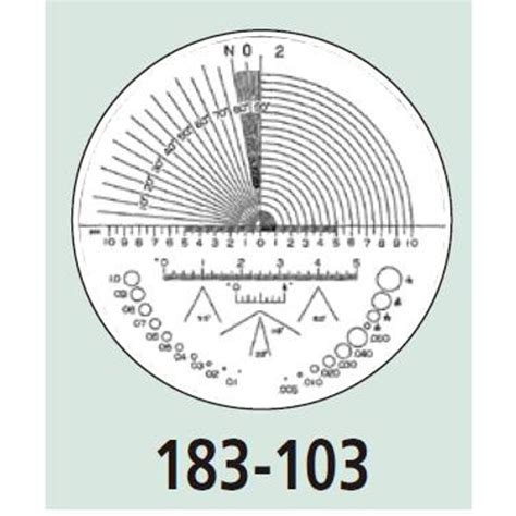 Mitutoyo Scale Reticle 183 103 Eezee