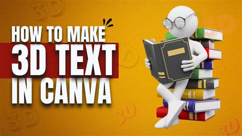 3d Text Effect How To Make 3d Text In Canva Canva Tutorial