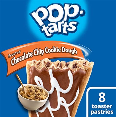 Pop Tarts Breakfast Toaster Pastries Frosted Chocolate Chip Cookie
