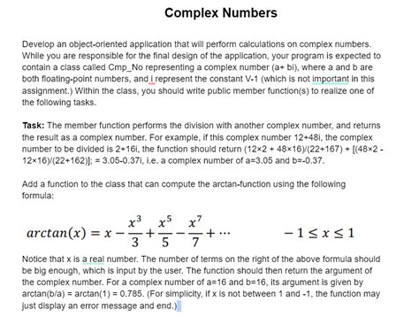 solved develop an object oriented application that will