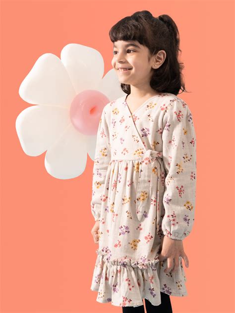 Somersault Bouquet Wrap Dress Soft And Comfortable Spring Summer