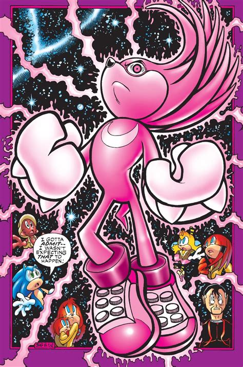 Hyper Knuckles Returns And He Is Drawn Super Goofy For Some Reason Still Cool Though R