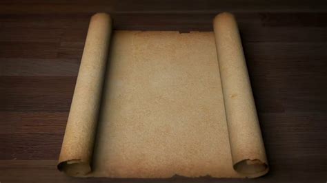 Old Parchment Scroll