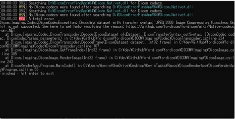 No Dicom Codecs Were Found After Searching Dicomnativedll · Issue 1499 · Fo Dicomfo Dicom