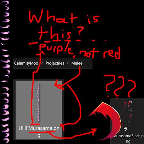Need Help Identifying This Projectile Sprite From The Game Files Rcalamitymod