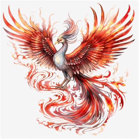 Premium Ai Image Fire Bird