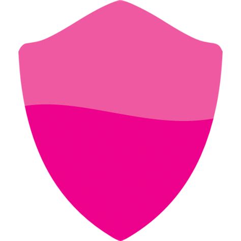 Web 2 Deep Pink Shield Icon Free Web 2 Deep Pink Shield Icons Web 2