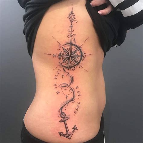 Stylish Coordinate Tattoo Design Ideas ⋆ Brasslook