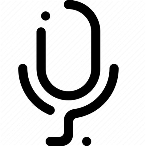Audio Input Mic Microphone Record Sound Voice Icon