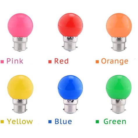 E27 B22 Base Led Bulbs Globe Lamp Balls 2w Ac 220v Smd 2835 Multi Color