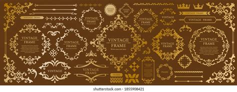 Royal Monogram Frame Hand Drawn Crown Stock Vector Royalty Free