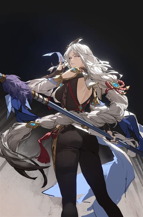 Han Keshi Chao Mang De Shenhe Genshin Impact Genshin Impact