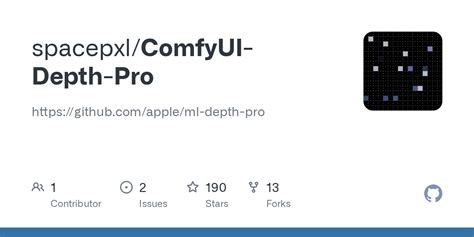Github Spacepxlcomfyui Depth Pro Appleml Depth Pro