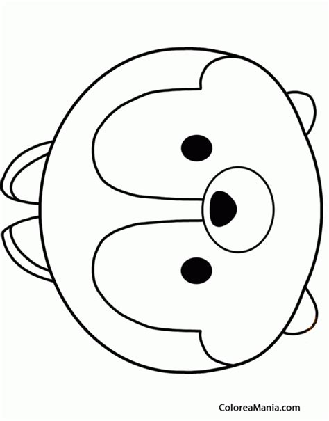 Colorear Chip Tsum Tsum Dibujo Para Colorear Gratis