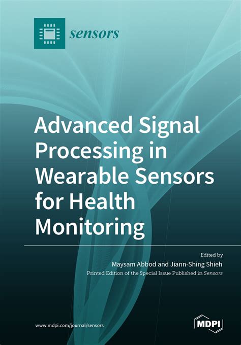 Advanced Signal Processing In Wearable Sensors For Health Monitoring Mdpi Books