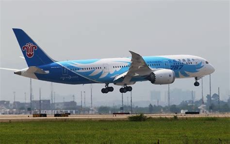 南航波音787 9 南787济舱 南787头等舱 大山谷图库