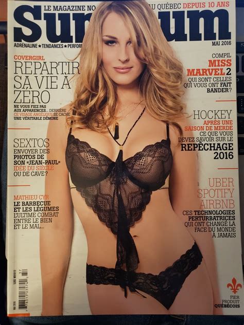 Summum May 2016 Covergirl Repartir Sa Vie A Zero Magazine Su