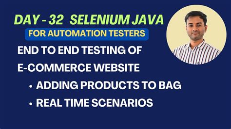 Day 32 Selenium Java End To End Testing Of Ecommerce Website