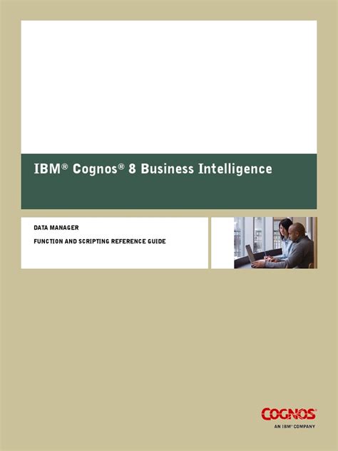 cognos 8 bi data manager function and scripting reference guide