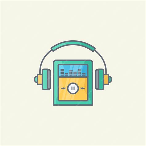 Premium Vector Music Player Vector Illustration