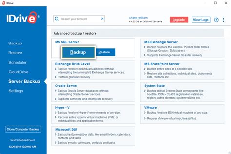 Backup SQL Server Data To IDrive Cloud