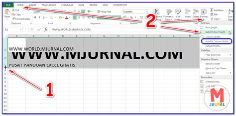Autofit Cara Mengatur Lebar Kolom Dan Tinggi Baris Di Excel M Jurnal