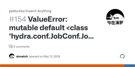 Valueerror Mutable Default For Field Overridedirname Is Not Allowed Use Defaultfactory