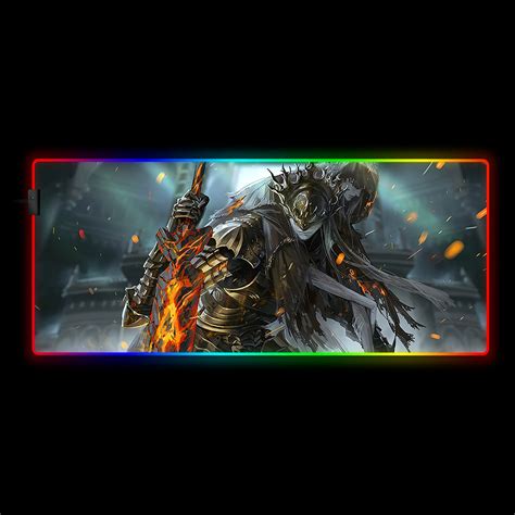 Lothric And Lorian Design Rgb Mouse Pad Computer Desk Mat