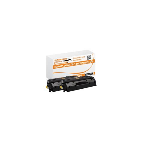 Toner ersetzt HP CF280X, 80X 2er Set schwarz | Printer-Express.de