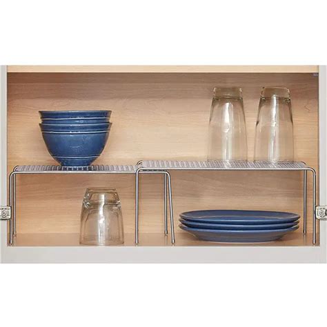 Interdesign Classico Expandable Metallic Shelving System Silver 4886