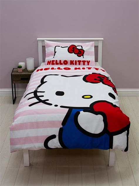 Hello Kitty Panel Duvet Set Single Multi Very