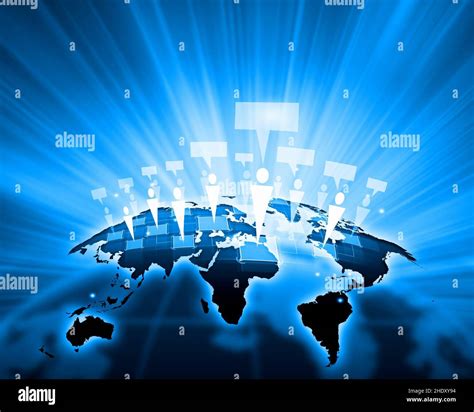 Globalization Speech Bubble User Social Network Globalisation Globalizations Speech