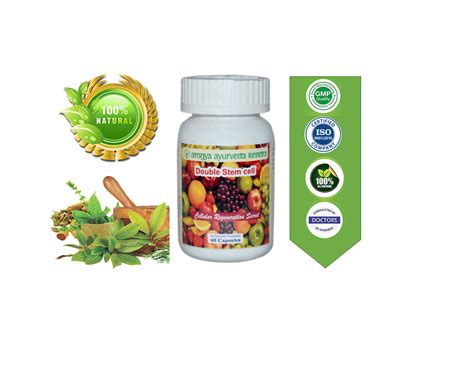 Double Stem Cell Herbal Capsule Packaging Size 60 Capsules Grade