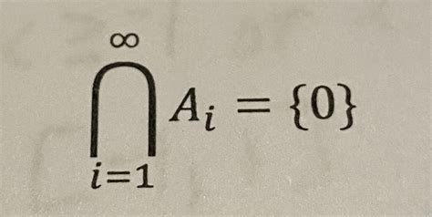 Solved For N In N Define A Sub N 1n1n Where The Set