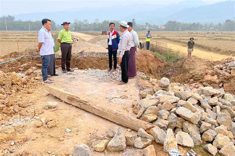 မိုင်းယောင်းမြို့နယ်၌ တည်ဆောက်ရေးလုပ်ငန်းများ ကွင်းဆင်းစစ်ဆေး