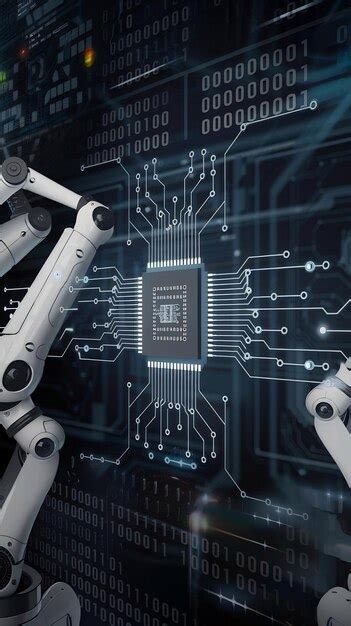 Abstract Technology Background With Digital Data Binary Code And