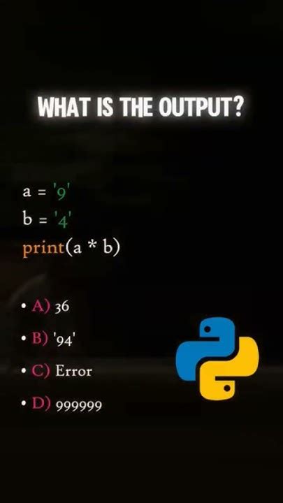 Python Programming Question Python Shorts Viralvideo Viralshorts