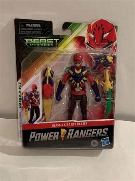 Power Rangers Beast Morphers Beast X King Red Ranger Action Figure