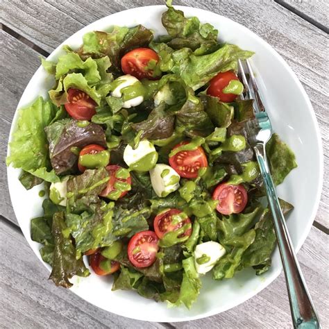 Caprese Salad With Basil Vinaigrette Recipe