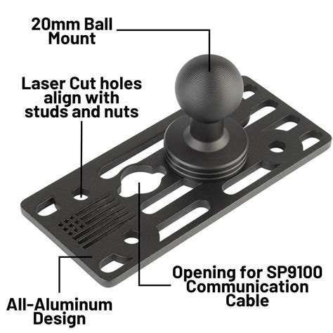 Switch Pros Sp9100 Switch Panel Mount With 20mm Ball Bulletpoint
