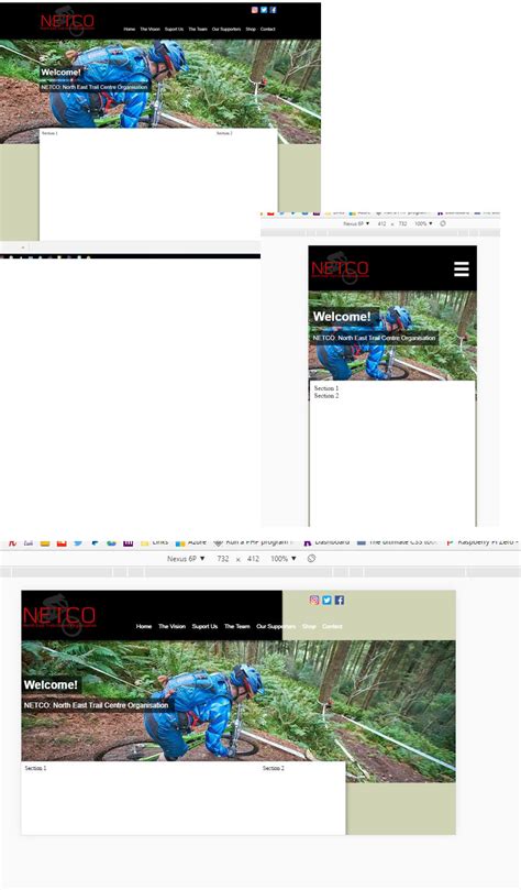Html Website Doesnt Scale Properly When Switched To Landscape On