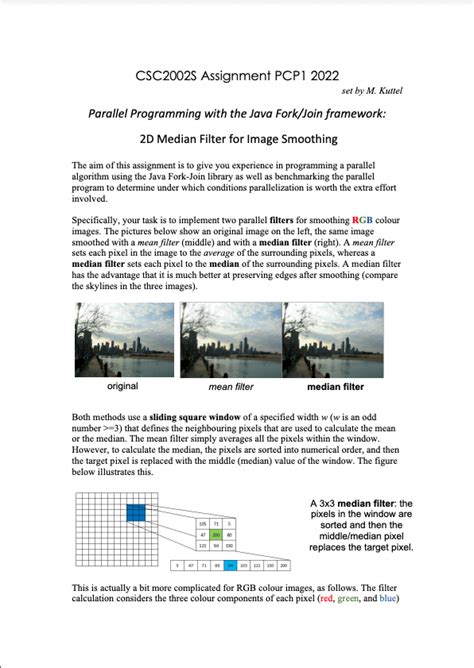 Solved Csc S Assignment Pcp Set By M Kuttel Chegg