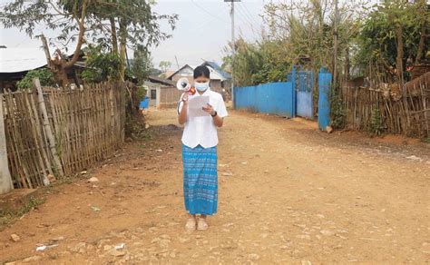 ကိုဗစ် ၁၉ ရောဂါ မျိုးရိုးဗီဇပြောင်း Omicron ရောဂါပိုး သတိပြုကာကွယ်နိုင်ရေး မြို့ပေါ်ရပ်ကွက်မ