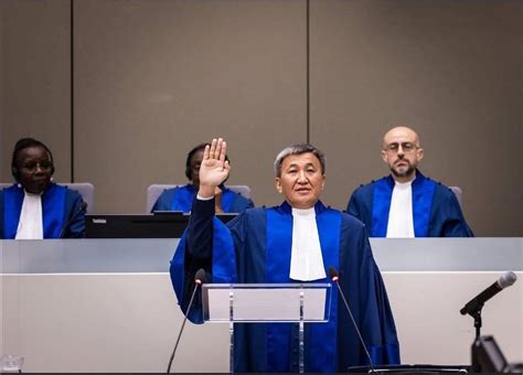 Олон улсын эрүүгийн шүүхийн Давж заалдах шатны танхимын ерөнхийлөгчөөр монгол хүн сонгогдлоо