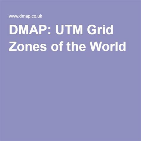 UTM Grid Zones Of The World Grid World Zone