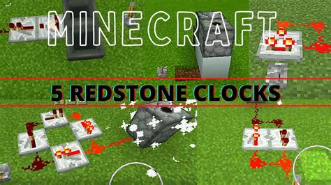 Minecraft Bedrock Edition Redstone Clock At Donna Hammonds Blog